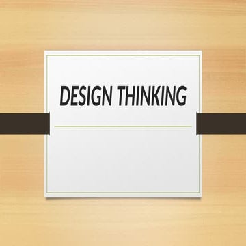 Design Thinking (Arts and Crafts) Grade 10 | PPTX