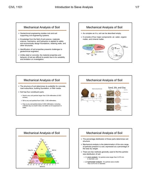Sieve Analysis of Fine & Coarse Aggregate | Jameel Academy | PDF