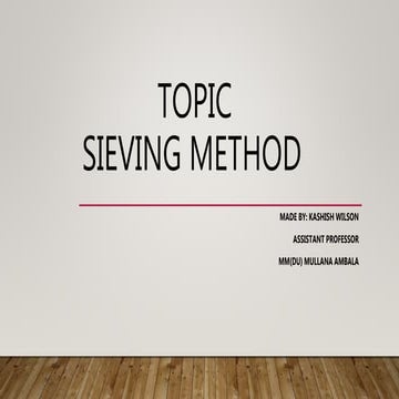 SIEVING METHOD.pptx