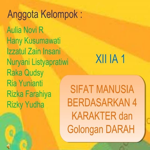 Sifat karakter-manusia | PPS