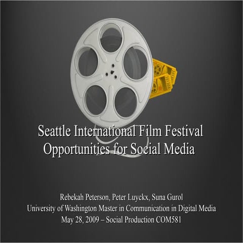 Case study - 42nd International Film Festival of India | PPT