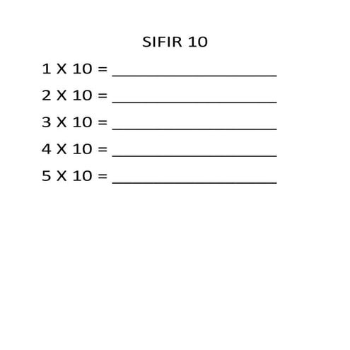 Sifir 10 | DOCX