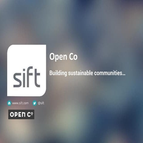 Sift presentation for Open Co Bristol and Bath October 2014 | PPT