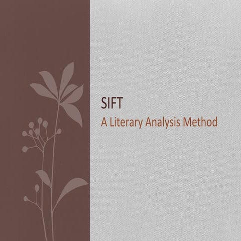 Sift pwr point | PPT