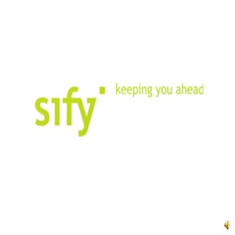 Sify Corp Products Presentation | PPSX