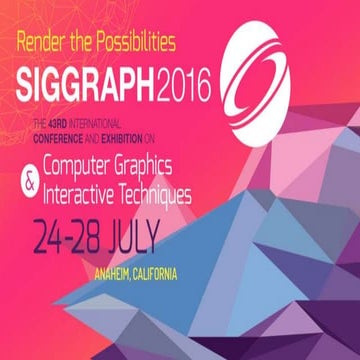 How to enjoy SIGGRAPH 2016 for beginners 初心者のためのシーグラフ2016を楽しむ方法 | PPTX