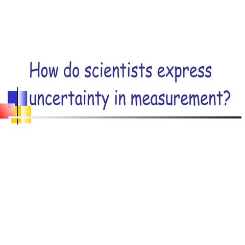 Measurements in chemistry | PPTX