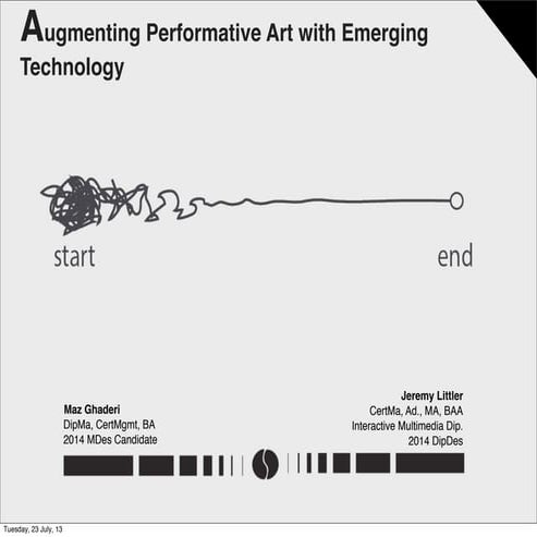 SIGGRAPH 2013 Workshop: Augmenting Performative Art with Emerging Technology | PPT