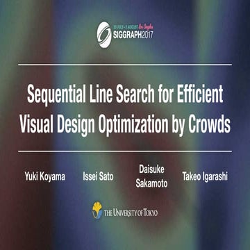 [SIGGRAPH 2017] Sequential Line Search for Efficient Visual Design ...