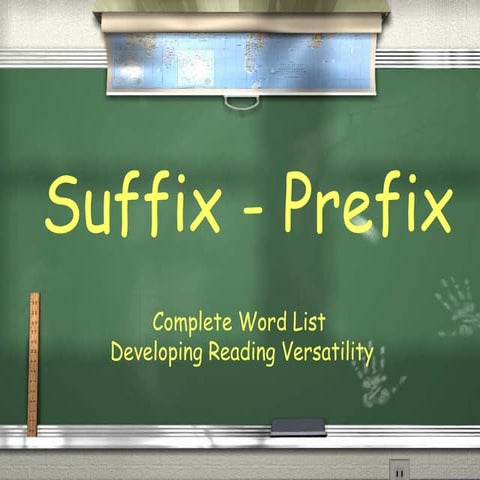 Prefix & Suffix | PPT