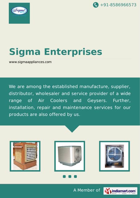 Sigma Enterprises presentations