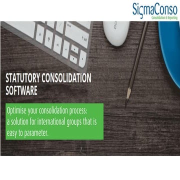 Sigma Conso Consolidation & Reporting | PDF