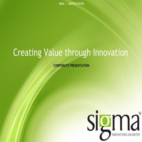 Sigma corporate presentation | PPT