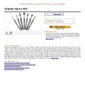 Sigma eyes kit
