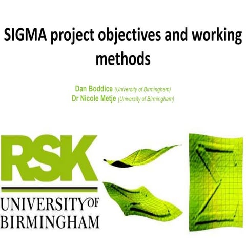 SIGMA Study of Industrial Gravity Measurement Applications: Objectives ...