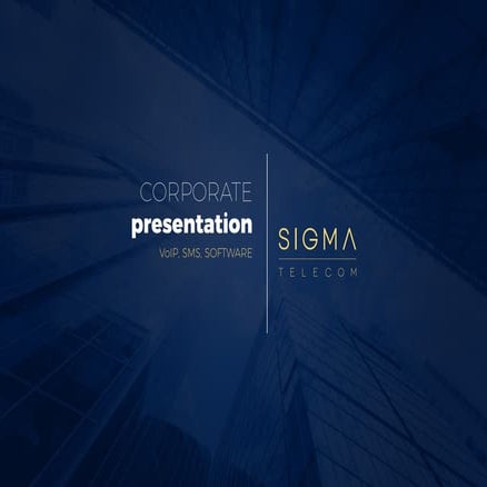 Sigma Telecom - Corporate | PDF