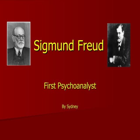 Sigmund Freud | PPT