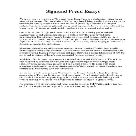 Sigmund Freud Essay.pdf