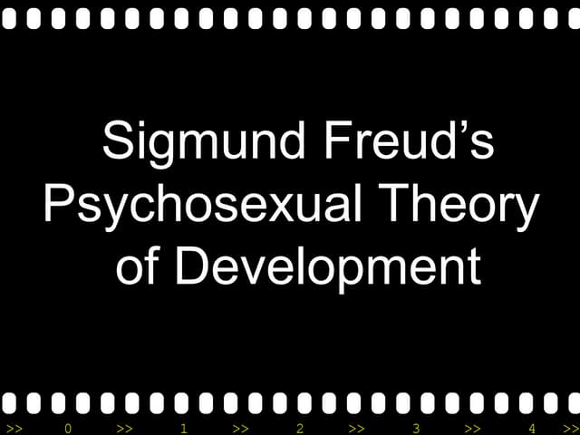 Psychosexual theory by Sigmund Freud | PPTX