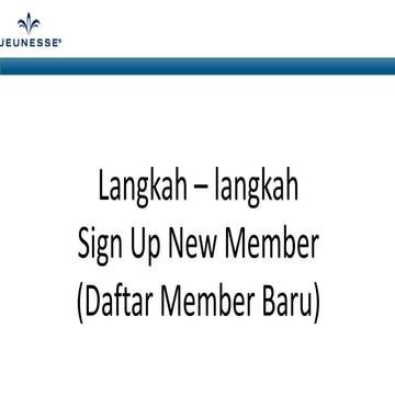 Jeunesse newmembersignupinstr | PDF