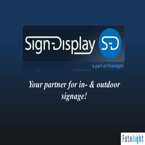 Presentation Sign Display | PPT