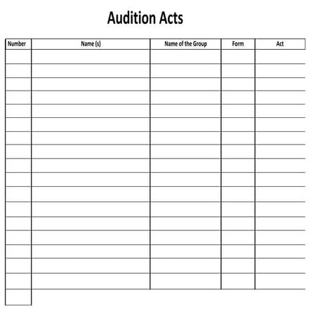 Sign-up Sheet | DOCX