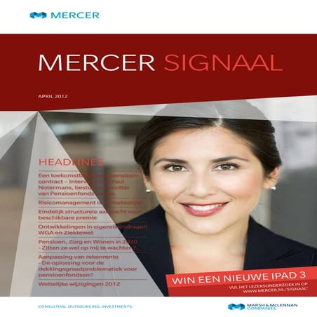 Mercer Signaal april 2012 | PDF