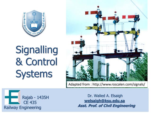 Lecture 5: Railway Engineering ( هندسة السكك الحديدية ) Dr. Alaa Gabr | PDF