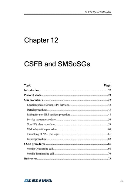 UMTS/LTE/EPC Call Flows for CSFB | PDF