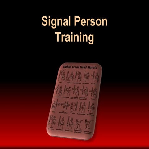 Signalman training | PPTX
