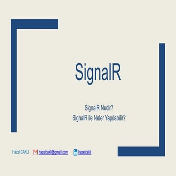 SignalR | PPTX