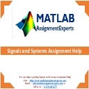 Signals and Systems Assignment Help | PPTX