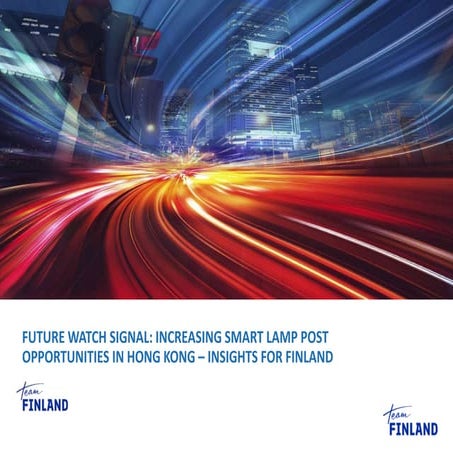Signal smart lamp posts in Hong Kong | PPTX
