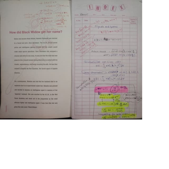 Signals_Revision_Problem and important formula for quick revision | PPTX