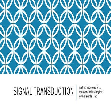 Signal transduction by Professor Dr Ghazala Irshad .pptx