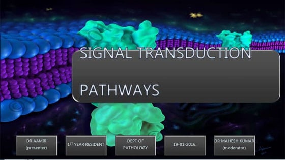 Cell signaling | PPT | Biological Sciences | Science