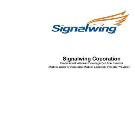 Signalwing product catalog | PDF