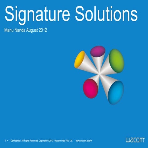 Signature solutions from Wacom | PPT