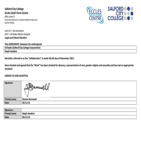 Signed checklist | DOC