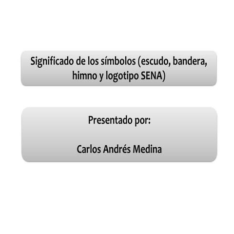 Significado de los simbolos del sena | PPTX