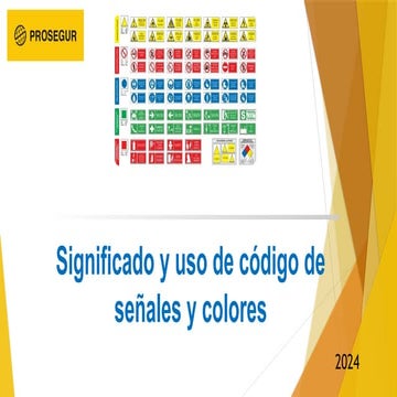 SEÑALIZACIÓN DE SEGURIDAD Y CÓDIGO DE COLORES | PDF