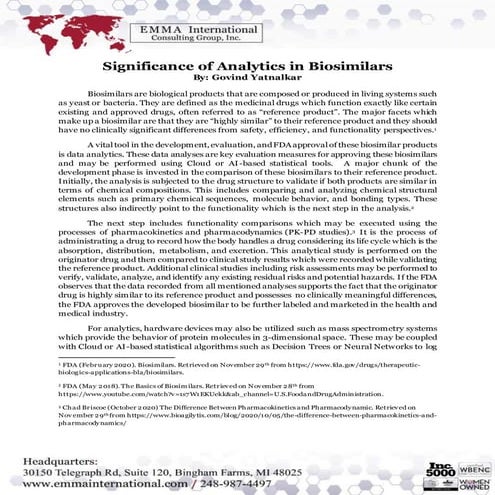 OPDIVO® Biosimilar CMC Analytical Solutions | PDF