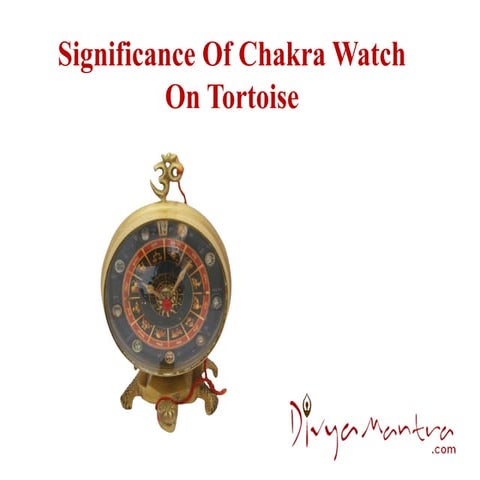 Significance of chakra watch on tortoise | PPT