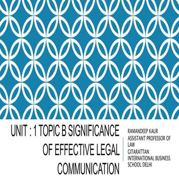 Significance of Effective Legal Communication.pptx