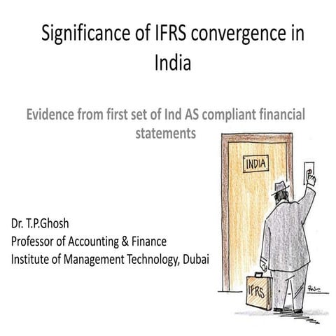 Significance of IND AS adoption | PPTX