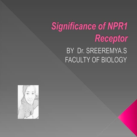 Significance of npr1 receptor | PPTX