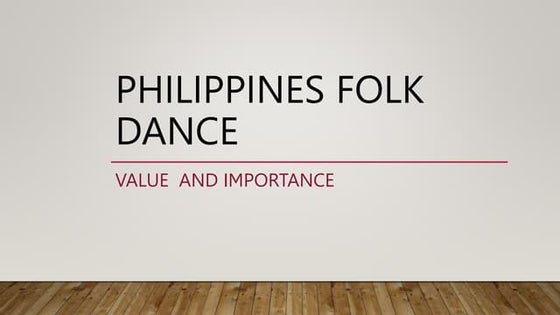 BINISLAKAN FOLK DANCE POWERPOINT PRESENTATION | PPT