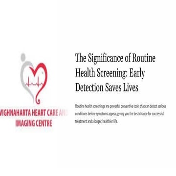 Significance of Routine Health Screening (ECG, Echo, Lab Tests) — Early ...