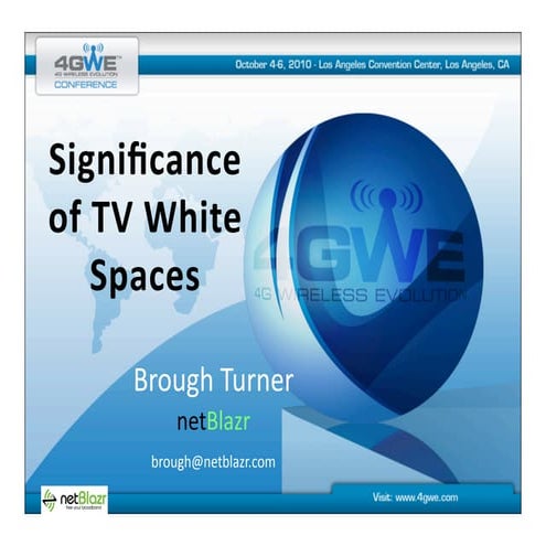 The Significance of TV White Spaces | PPT