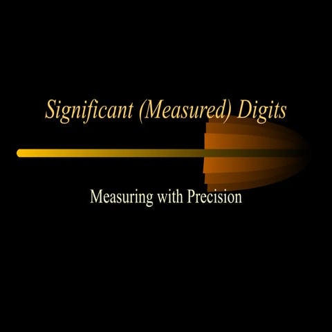Significant digits | PPT